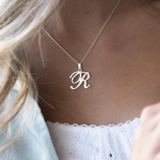 Collier avec Initiale