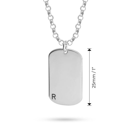 Collier Plaque Militaire Personnalisable